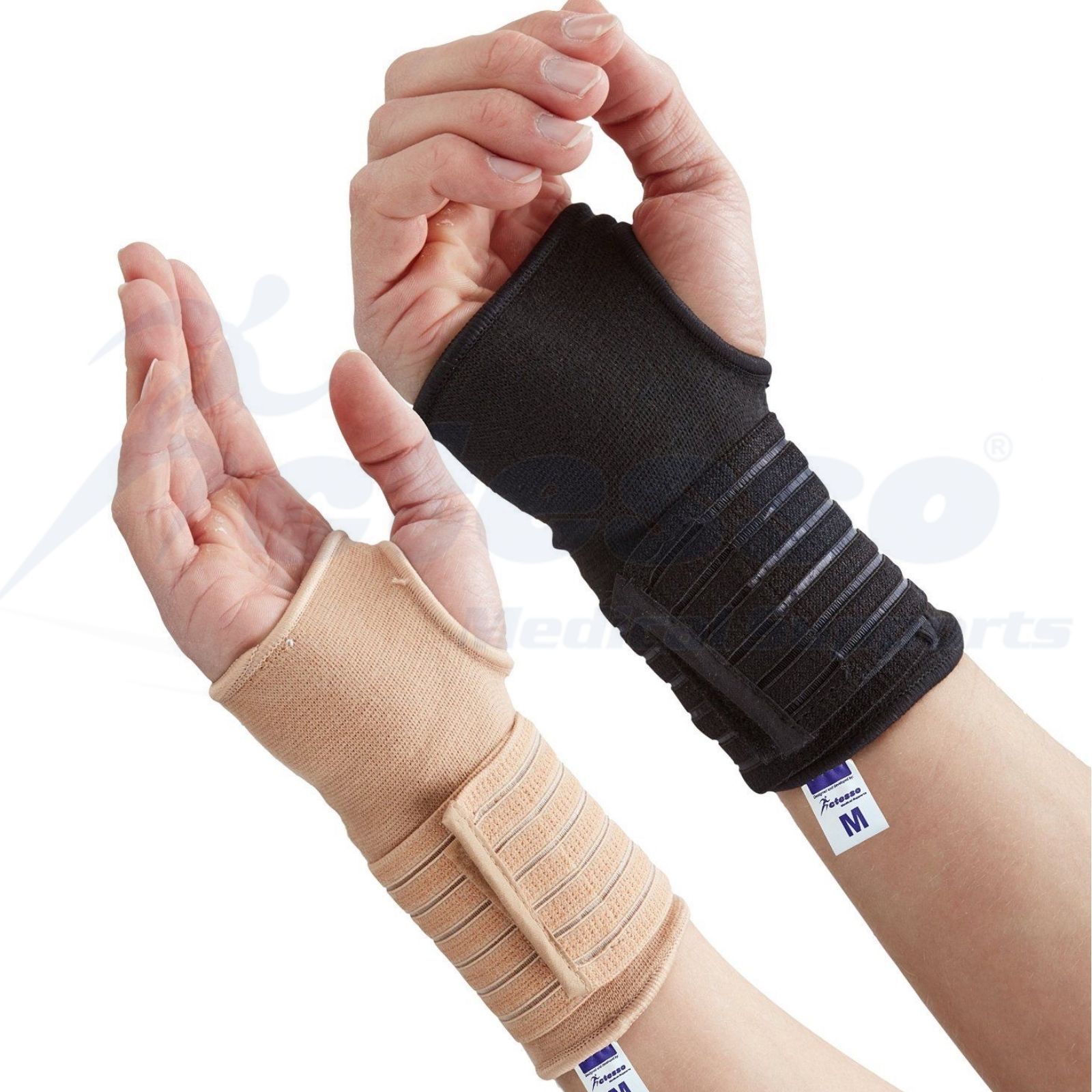 Actesso Wrist Hand Support Guard Strap - with Adjustable Strap Sprain ...